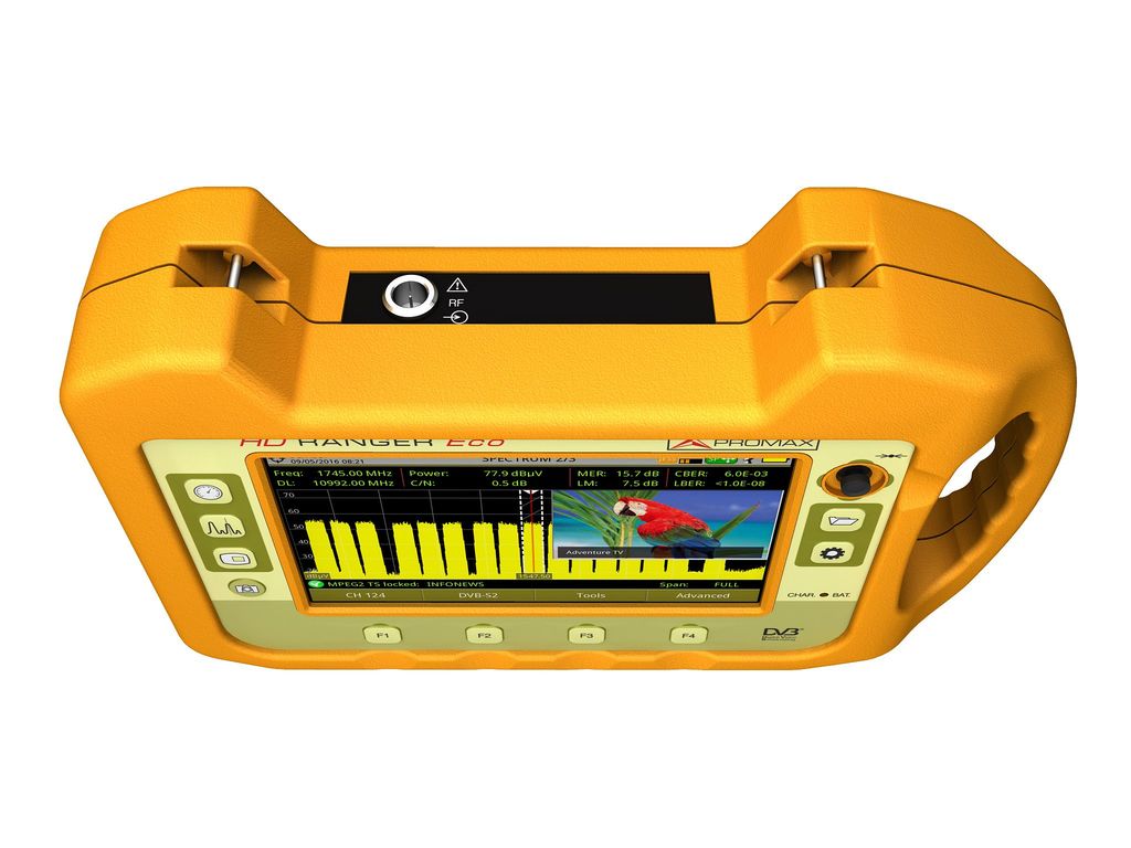 Hd Ranger Eco Field Strength Meter And Spectrum Analyzer Promax