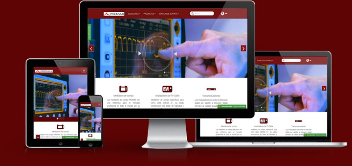 ¡En PROMAX tenemos nueva web! ¿Ya la has visitado?